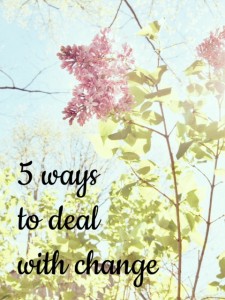 Five Ways to Deal with Change - Blissfully Insane